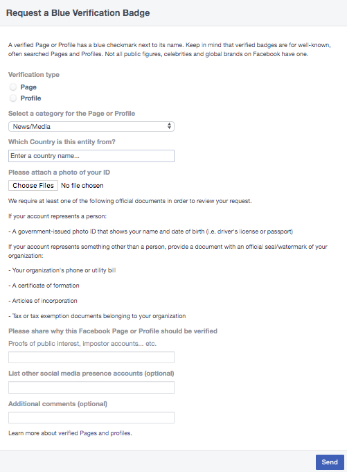 How to Get Verified On Facebook - Blue Tick - Sachin Gupta
